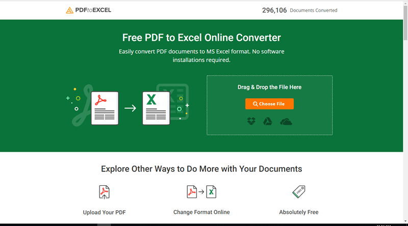 Convert PDF To Excel Best PDF To Excel Converter Online